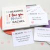 Personalised Reasons I Love You Notes | Martha Brook